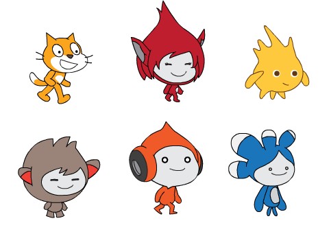 Scratch Character 16-Frame Walk Cycles