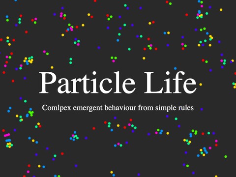 Particle Life // Simulating life