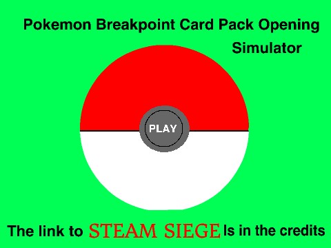 Pokemon Breakpoint Card Pack Opener