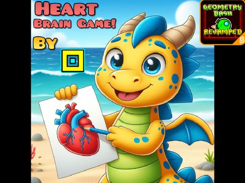 Brain Game 2! | Heart Brain Game by Classroom_GD | Geometry Dash Revamped