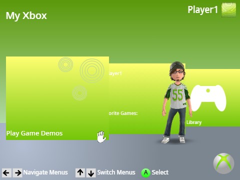 Xbox 360 Simulation (NXE Dashboard) V0.1