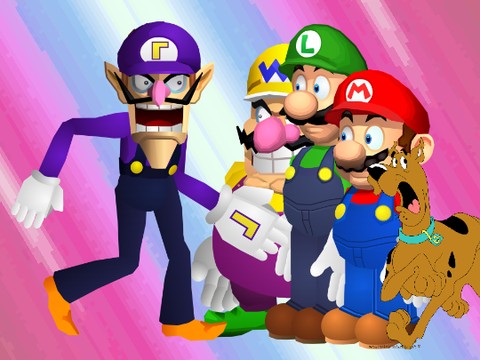 Waluigi's Final Smash ( better ) (sounds like goanimate scooby doo)
