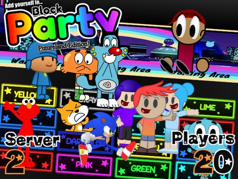 AY in Block Party! FUTURELAND Edition! [ Server 2 | Remix 0 | 20 Players ]