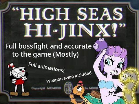 Cuphead Cala maria Full Boss Fight -- Archive