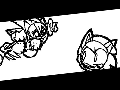 [FNF - Sonic.EXE] - Gamebreaker [sketch] new sprites test (BWSC)