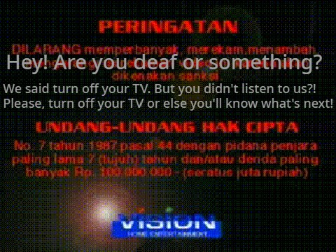 Vision home entertainment anti piracy screen (Screen 2)