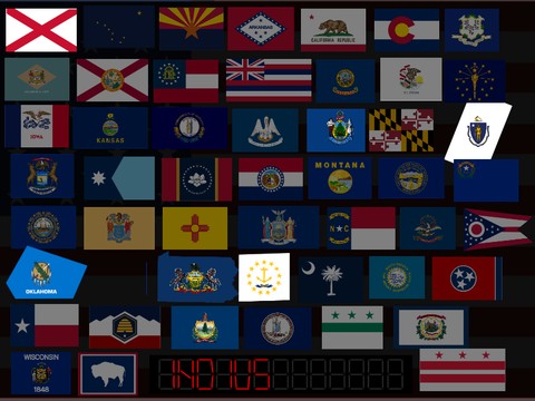 flag band: USA states edition