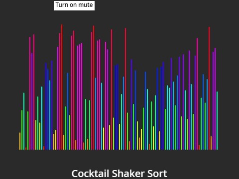 Cocktail Shaker Sort (100 cells)