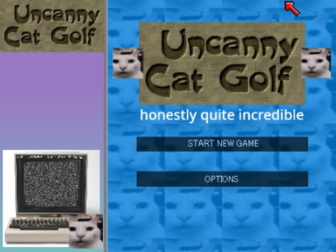 Uncanny Cat Golf