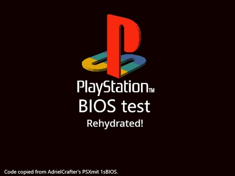 PlayStation 1 BIOS testing (REHYDRATED)