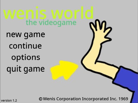 [FINAL UPDATE] Wenis World Chapters 1-3 v1.3 (Copyright WCII 1969)