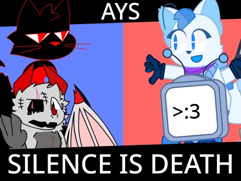 RED vs BLUE! - Silence is Death AYS (Feat. Scrachuser and Nope11113)