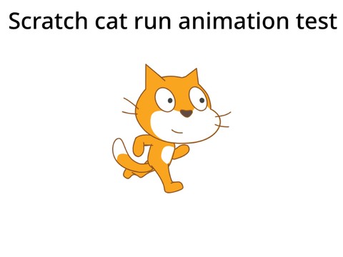Scratch Cat Run Animation Test