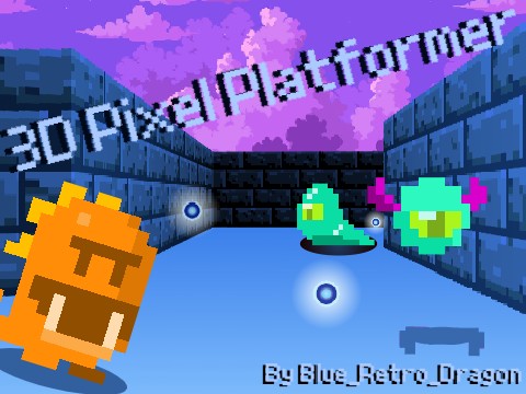 Pixel World // 100% Pen // 3D platformer #games #All