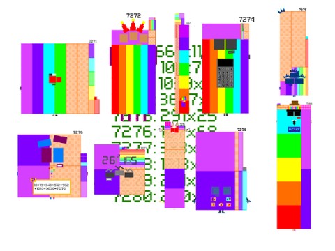 Numberblocks Band Retro 7271-7280