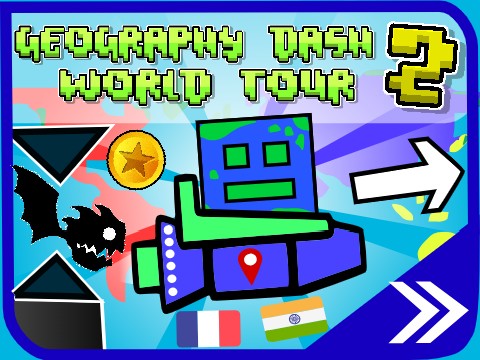 Geography Dash 2 - World Tour! | v1.15 | #trending #games #all #geography #dash