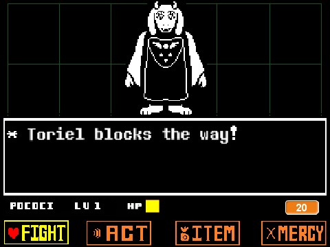 Undertale Toriel Battle