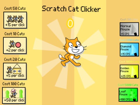 Scratch Cat Clicker