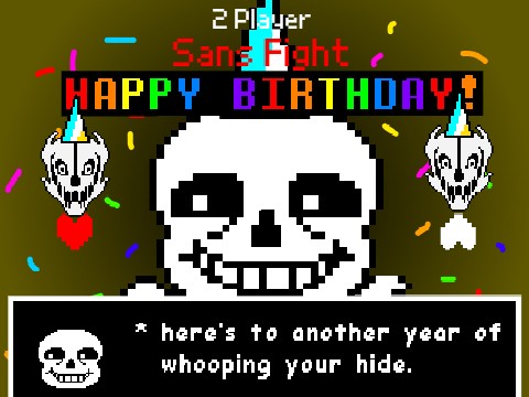 2 Player Sans Fight (BIRTHDAY)