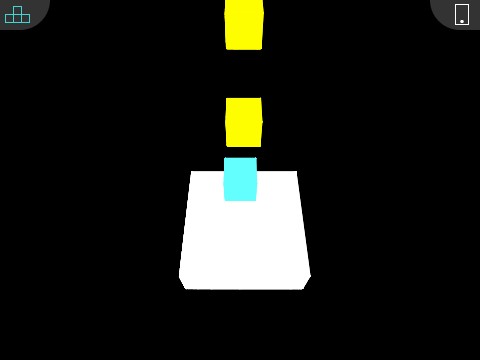 Cube 3D platformer 100% Pen but with filled triangles