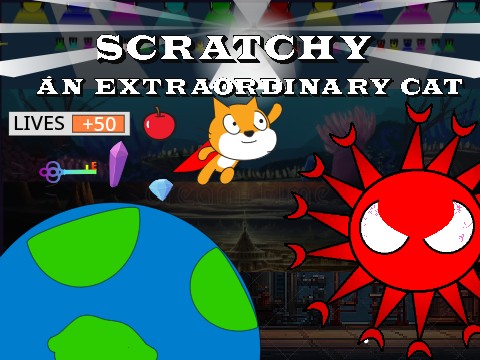 SCRATCHY - AN EXTRAORDINARY CAT (platformer)