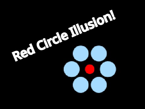 Red Circle Illusion!