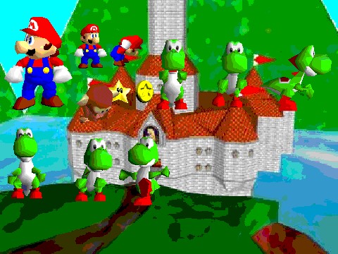 Super Mario 64 sprites