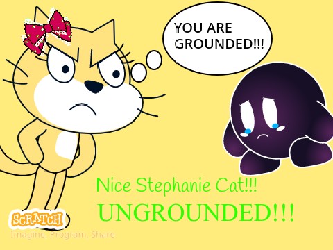 Stephanie Cat grounds Shadow Kirby