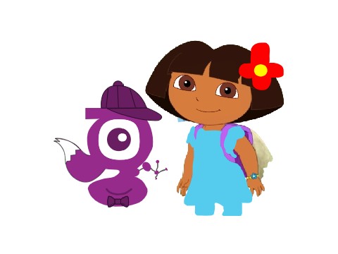 G Wearing His Bowtie and Ballerina S6 Dora Wearing Her Dress With a ...