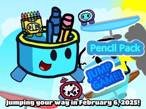 Pencil Pack Jump Game Promo
