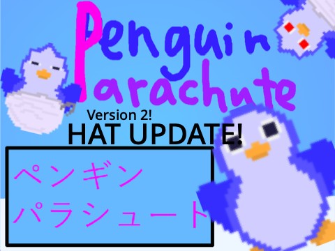 Penguin Parachute / ペンギンのパラシュート (for scratch design studio)