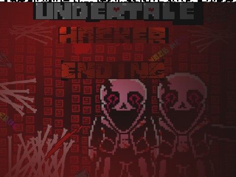 UNDERTALE VHS sans fight phase2