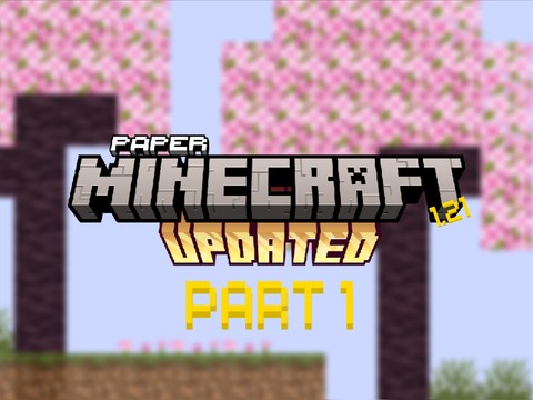 Paper Minecraft 1.21 part 1 #games #minecraft #1.21 #2d