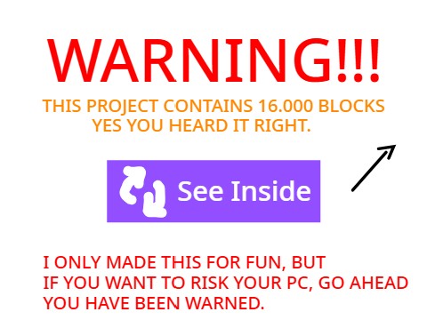 Biggest code in scratch.