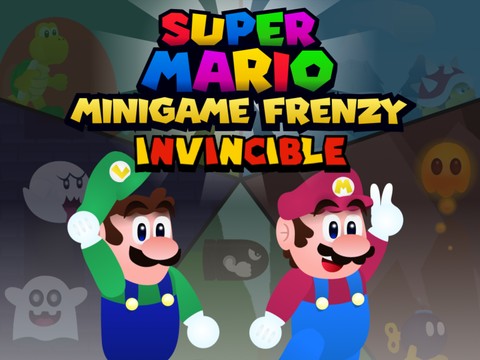 Super Mario Minigame Frenzy Invincible
