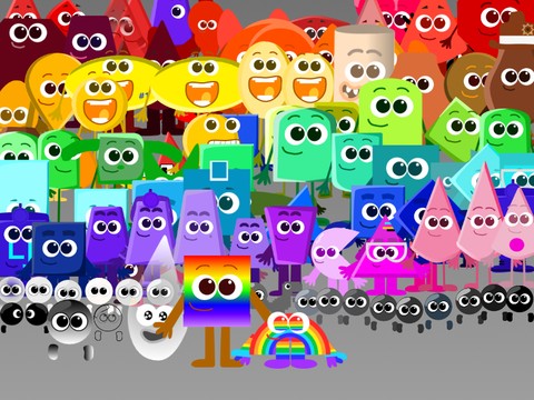 Colorblocks Band Vectors