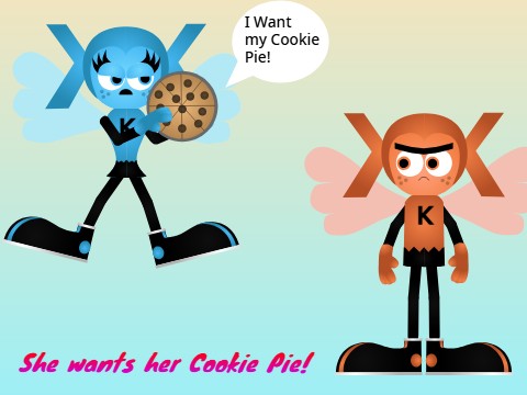 Funny Symbolics: Kicki wants her Cookie Pie!