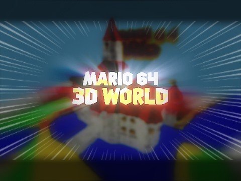Mario 64 3D World (test) | new 12zend 3D Engine