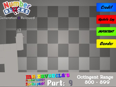 (MIGHT GET ARCHIVED) My numberblocks sprite pack! (PART 9: 800 - 899)