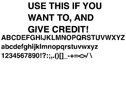 Old scratch font (Helvetica)