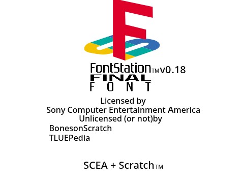 FontStation (PS1 Logo Font) 0.18