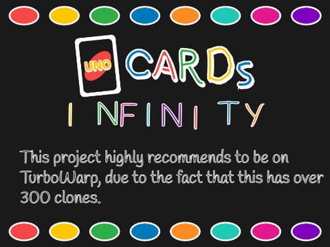 UNO cards // INFINITY