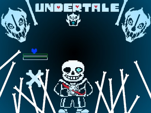 UNDERTALE Fighting the original sans