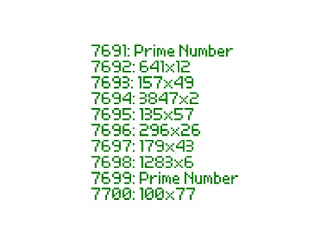 Factors of 7691-7700