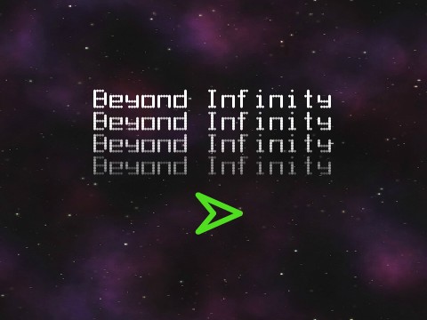 Beyond Infinity-----