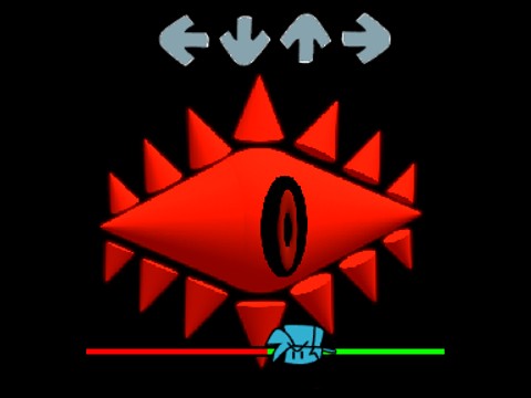 FNF Eye of God v3 Chart Control (REMAKE) (still adding music so 75% done)