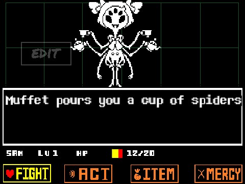 Undertale Muffet boss fight