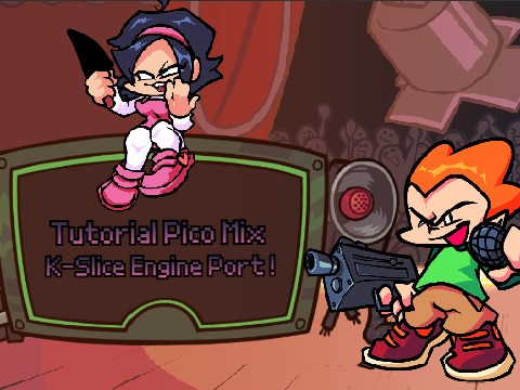 [Playable!] FNF Tutorial Pico Mix K-Slice Port!
