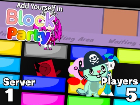 AY in Block Party! Sky Pinki Red Blue Green Ones Giggles Russell??