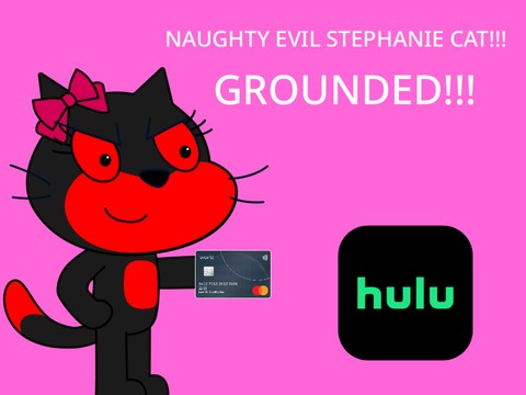 Evil Stephanie cat Gets Hulu/GROUNDED